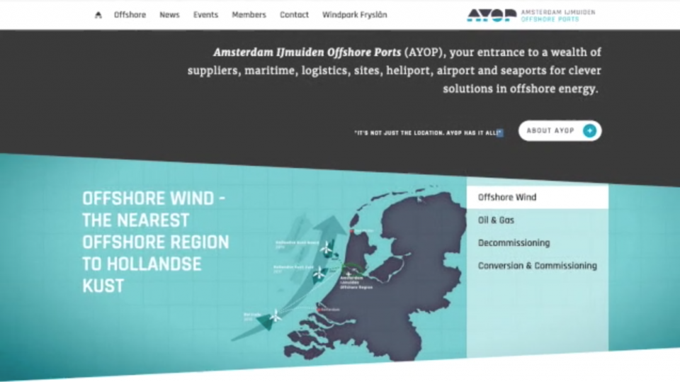 Bluestream joins Amsterdam IJmuiden Offshore Ports (AYOP) - Bluestream